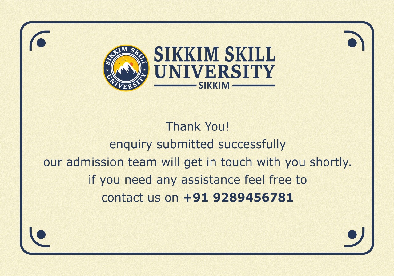 Sikkim Skill University - HMT HUNT Admission Guidance 2025