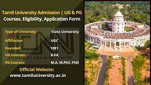 Tamil University - HMT HUNT Admission Guidance 2024